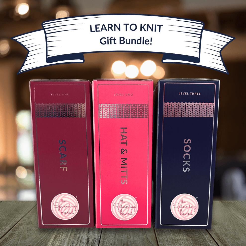 Learn to Knit Levels 1-2-3: Three All-Inclusive Knitting Kits ...